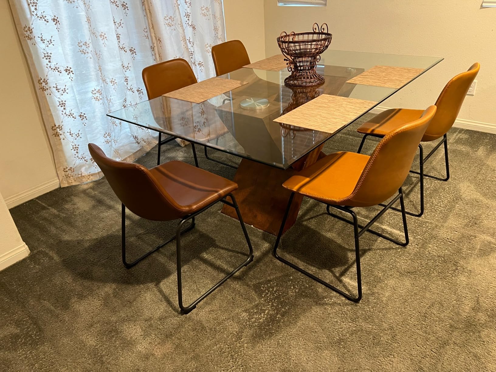 $23/mo - Finance NicBex Retro Bar Stools Crazy-Horse Leather with Metal ...