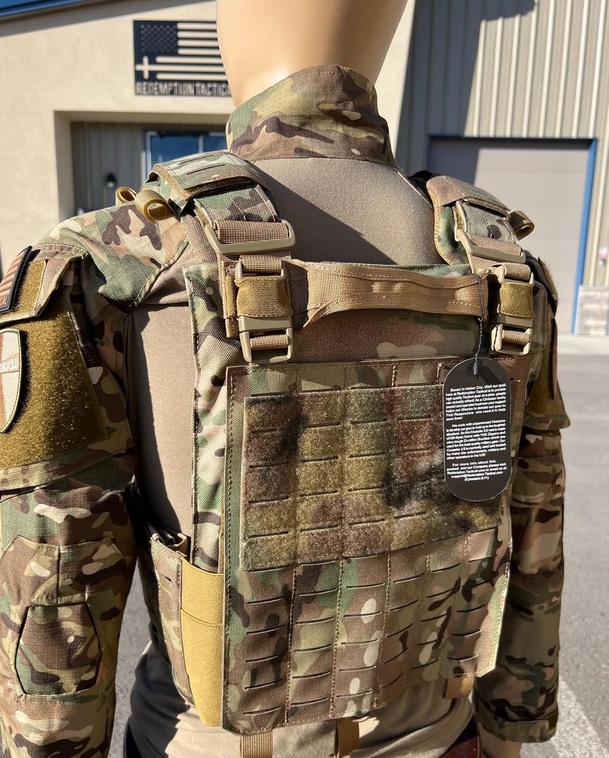 Crusader 2.0 Tactical Molle Quick Release Buckles Vest with Side ...