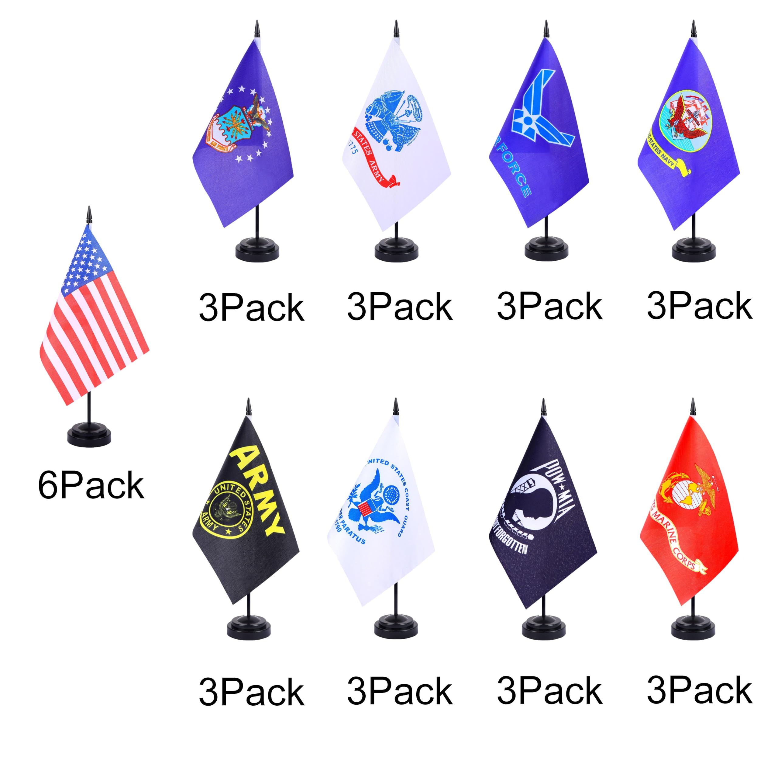 Snapklik.com : ZXvZYT American Military Flag Banner USA Army Armed Desk ...