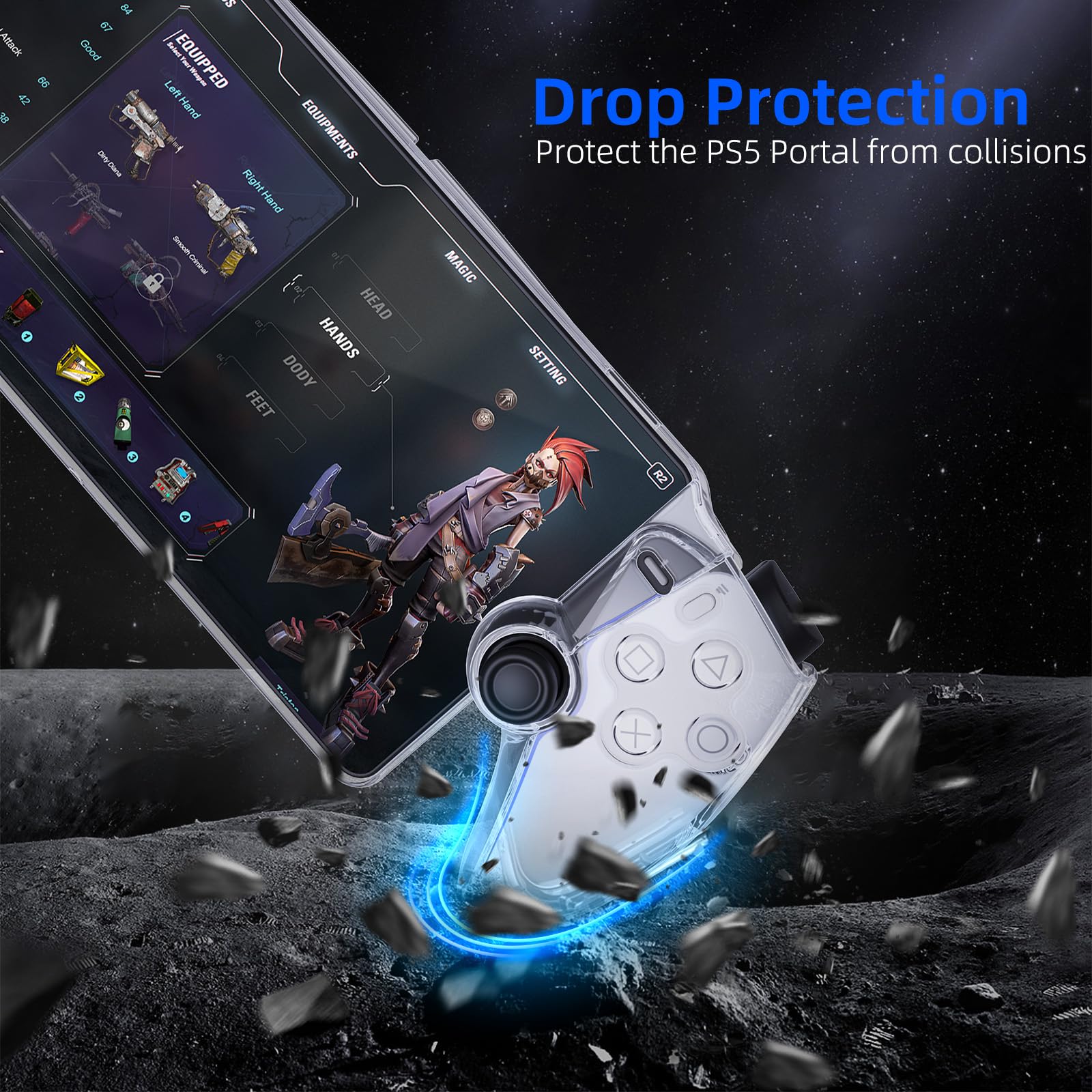 HEYSTOP Case for Playstation Portal Remote Player, PS5 Portal ...