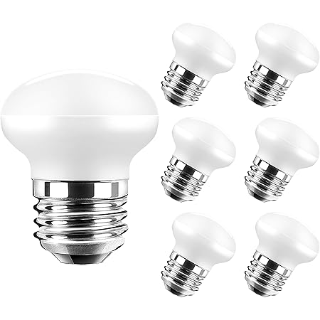 4 Pack R14 LED Bulb 4W E26 Base Mini Reflector Floodlight Light Bulb ...
