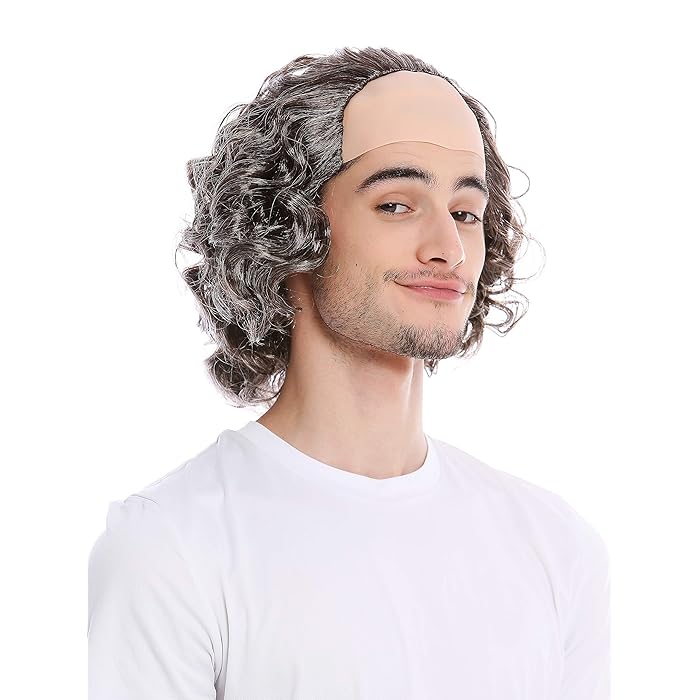 Buy WIG ME UP - 68-A-ZA4/ZA63 Wig Men Halloween bald head semi-bald ...