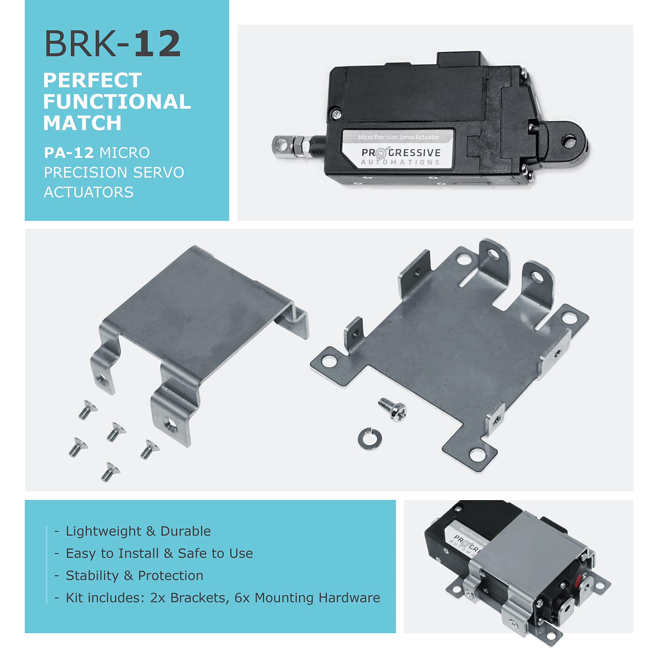 Micro Precision Servo 12V Linear Actuator TTL/PWM, 45% OFF