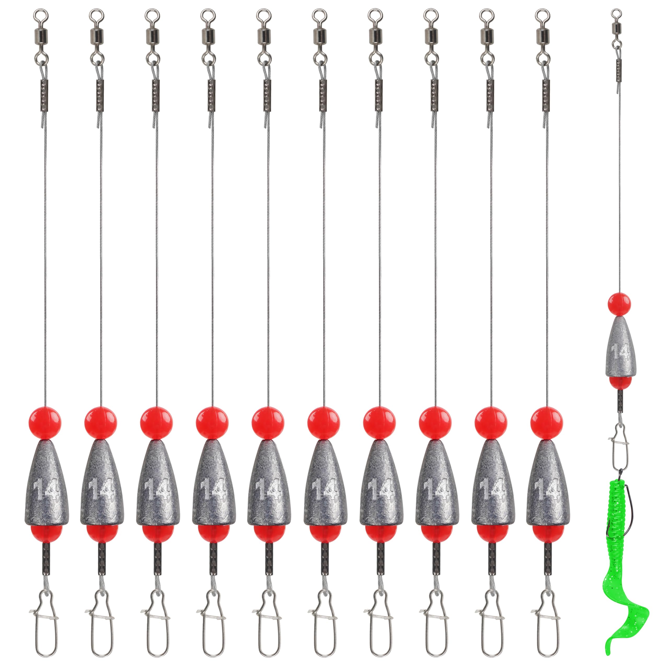 Fishing Tackle Box Bullet Weights "Akara" For Carolina And Texas Rigs ...
