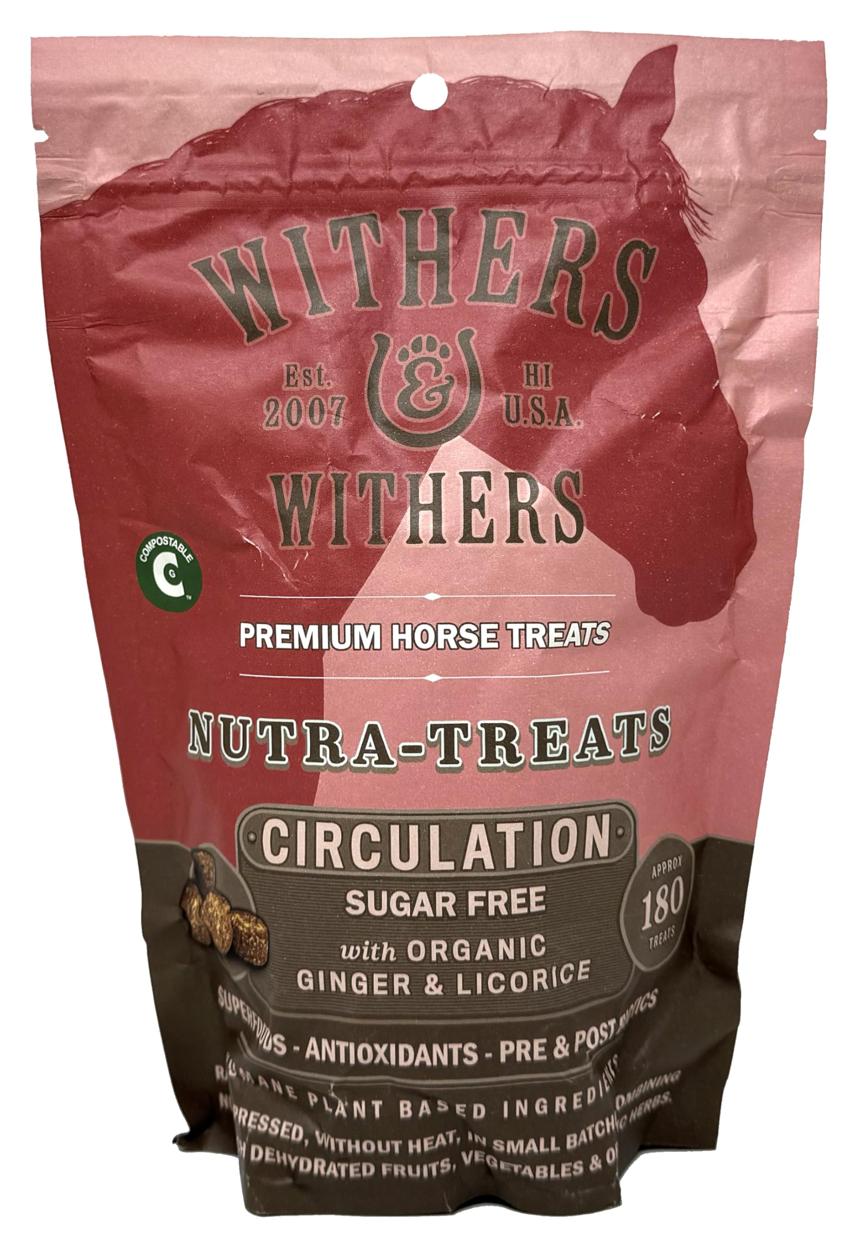 Amazon.com : Withers & Withers Sugar-Free Horse Treats – Organic Ginger ...