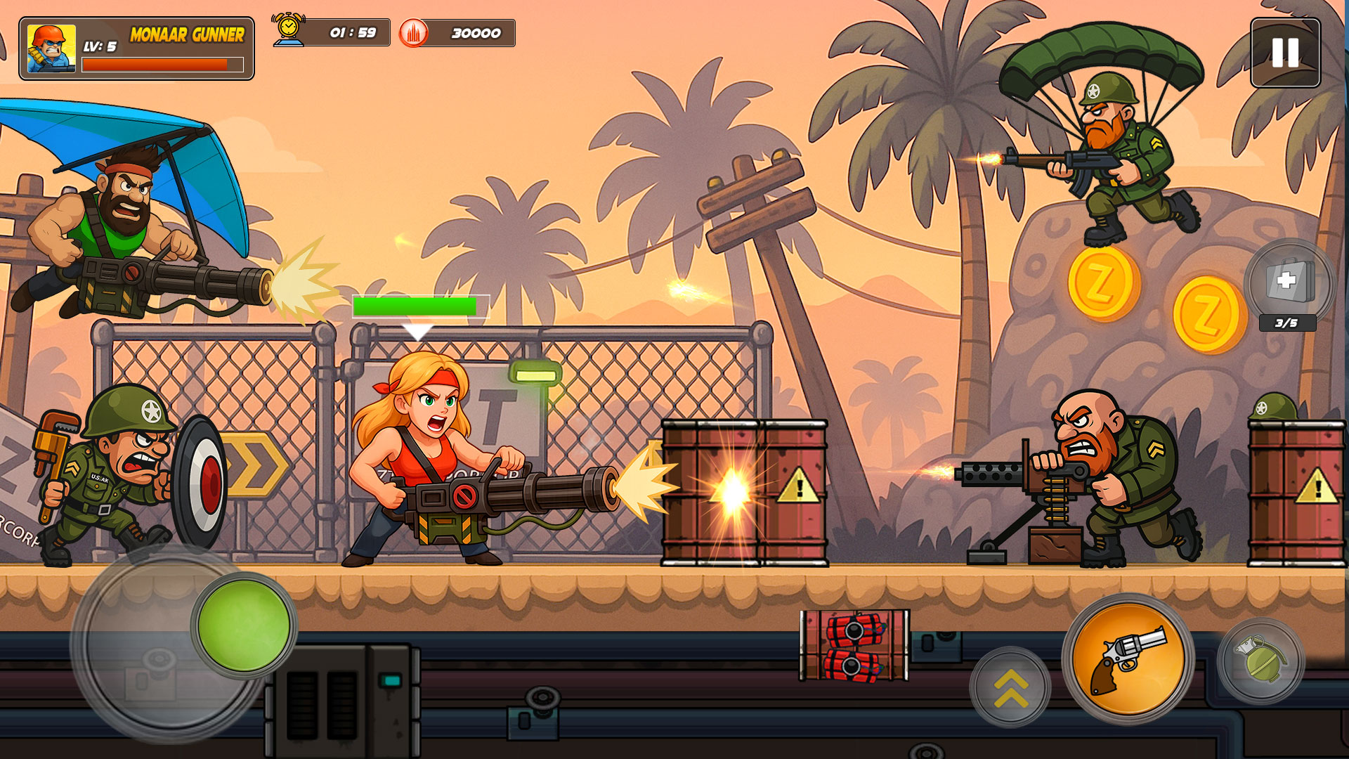 Metal Gun Fight Warriors Simulator: Target shooting games & survival ...