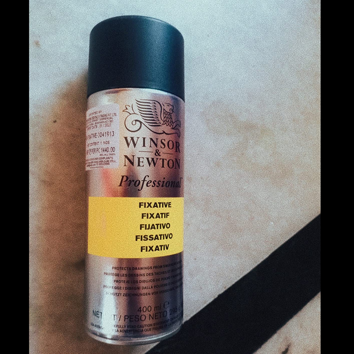 Winsor & Newton Professional Fixative Spray - 400Ml, Transparent ...
