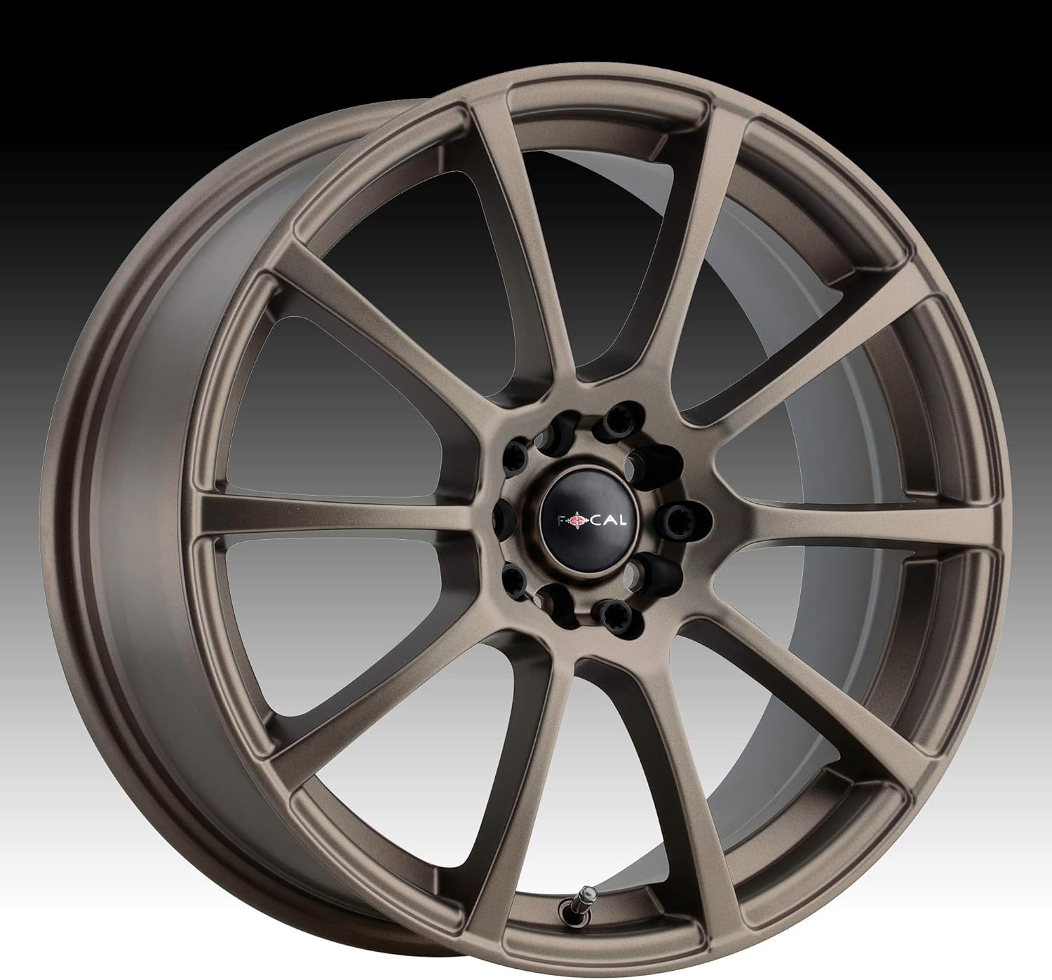 Amazon.com: Focal 448BZ F-20 17x8 4x100/4x108 +42mm Bronze Wheel Rim 17 ...