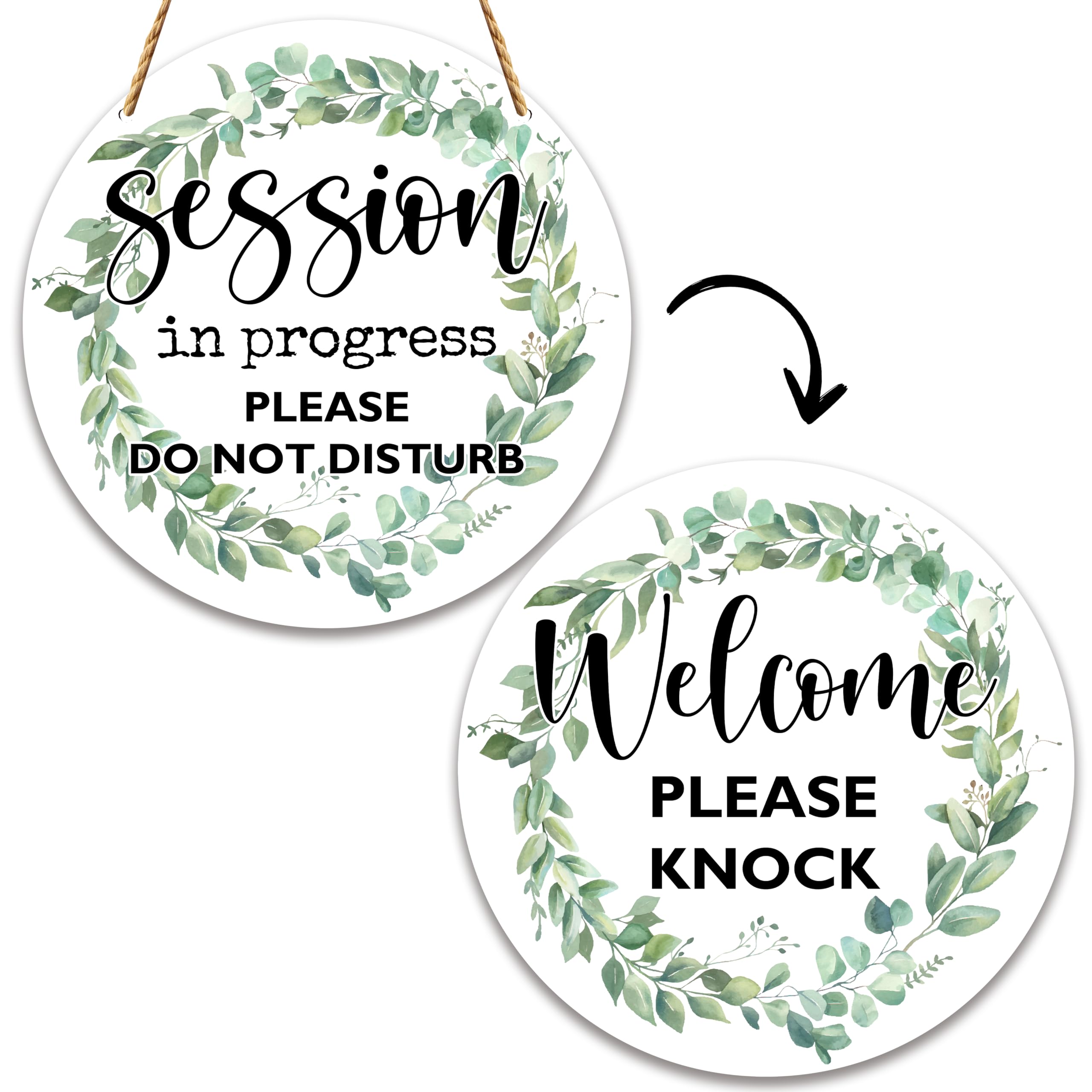 Amazon.com: In Session Door Sign for Therapists, Do Not Disturb Hanger ...