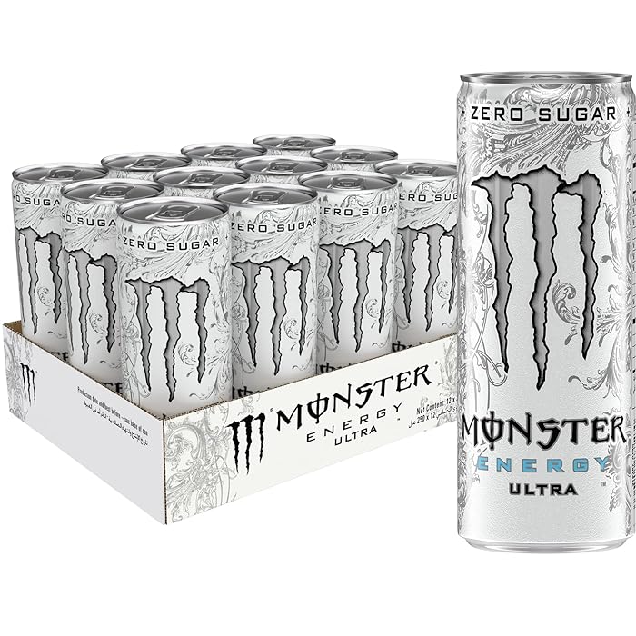 Buy Monster Energy Ultra Zero Sugar Drink, 250ml x Pack Of 12 Online at ...
