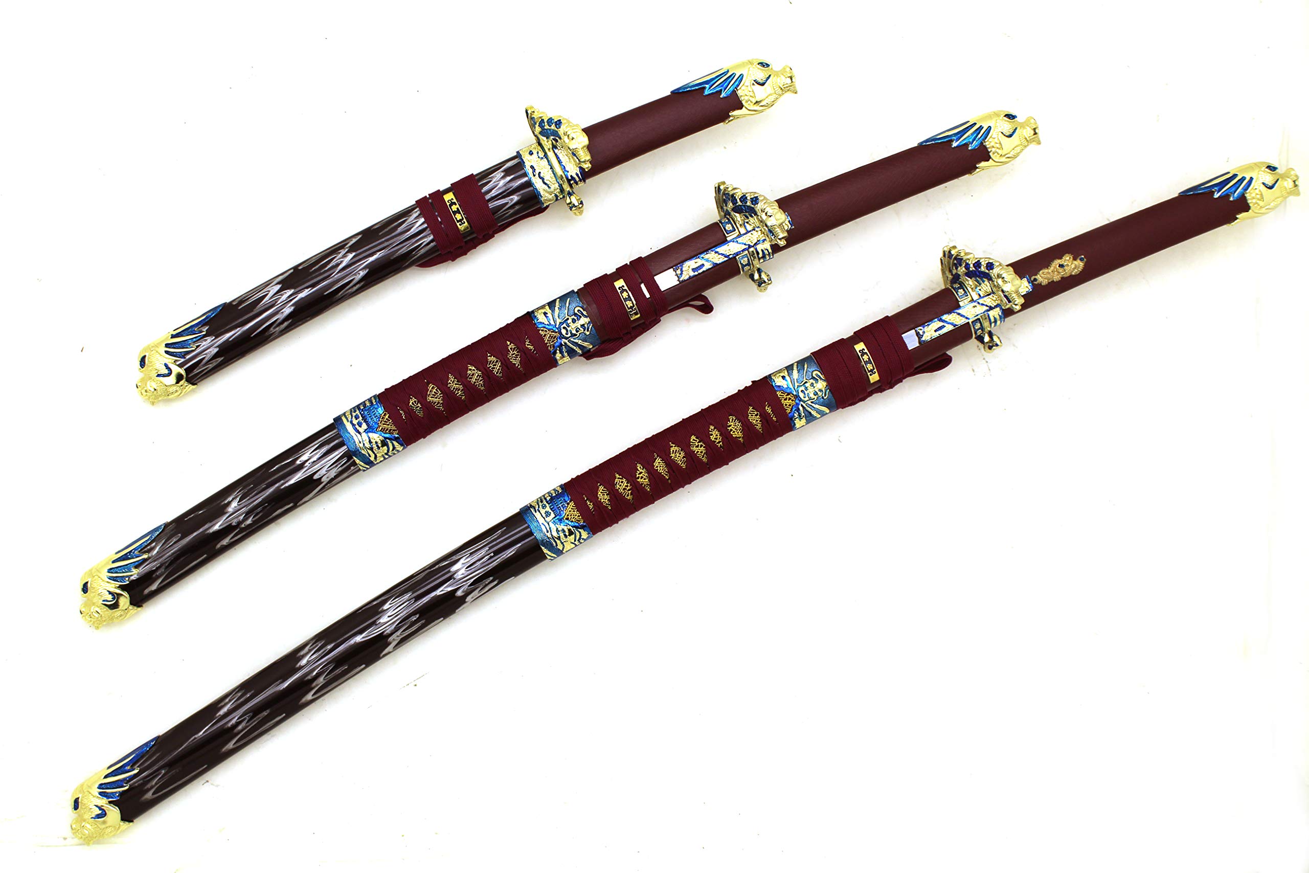 Snake Eye Tactical Highlander Dragon Design Handle Samurai Katana ...