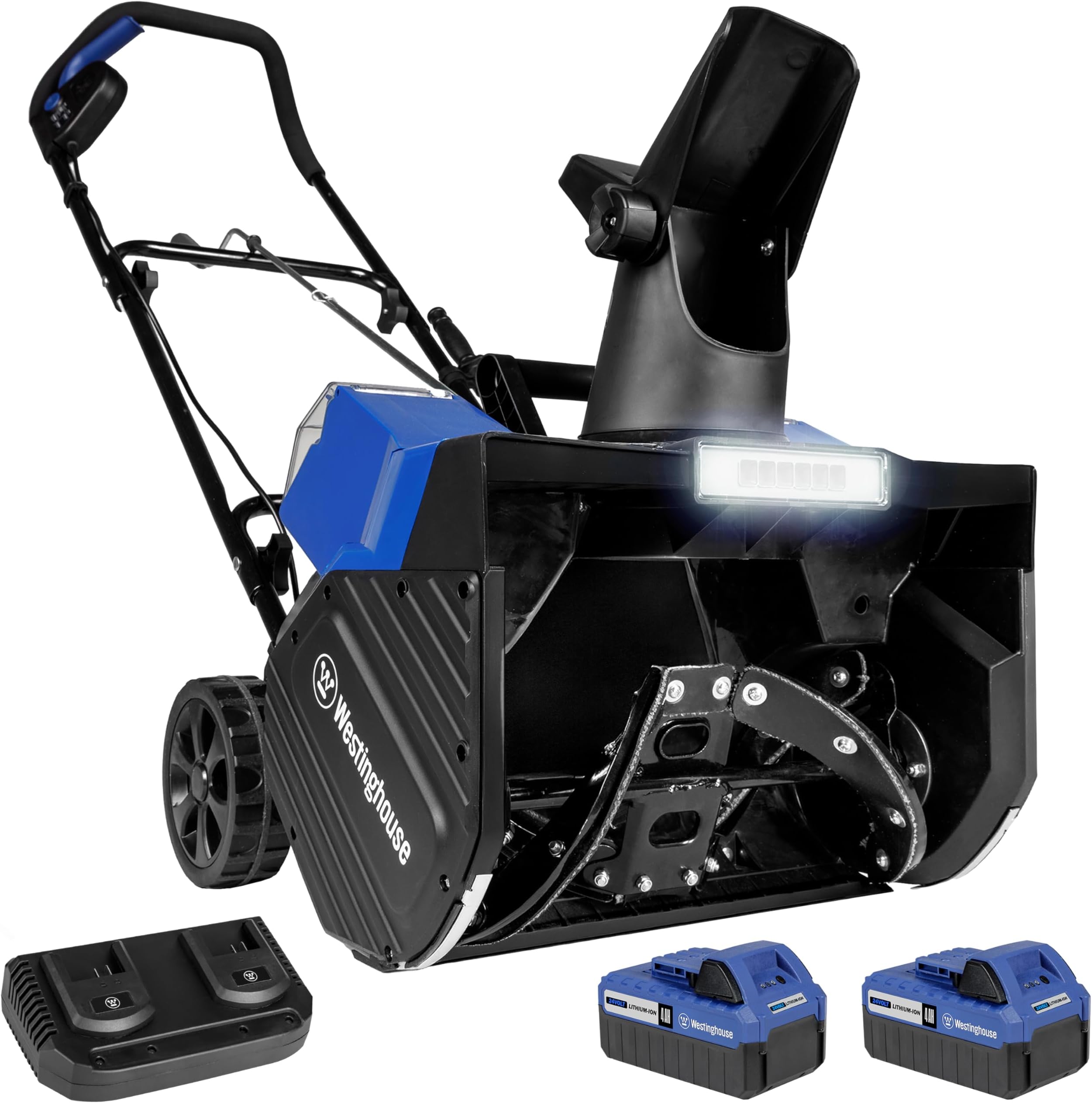 Amazon.com : Worx 40V 20" Cordless Snow Blower Power Share with ...