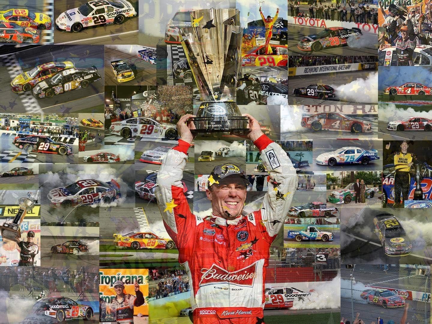 Amazon.com: Kevin Harvick Poster Print, Racing Driver, Artwork, Posters ...