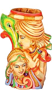 Amazon.com: Suninow Exclusive Designed Big Radha Krishna Flower Pot for ...