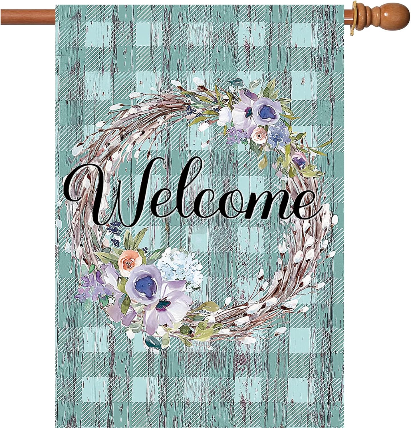 Amazon.com : Surfapans Spring Welcome House Flag 28x40 Inch Double ...