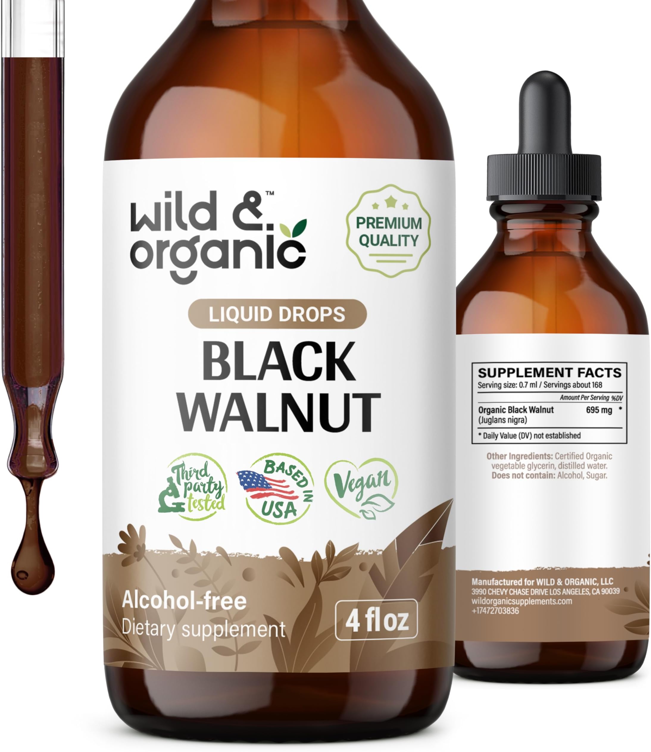 Amazon.com: HawaiiPharm Black Walnut Liquid Extract, Organic Black ...