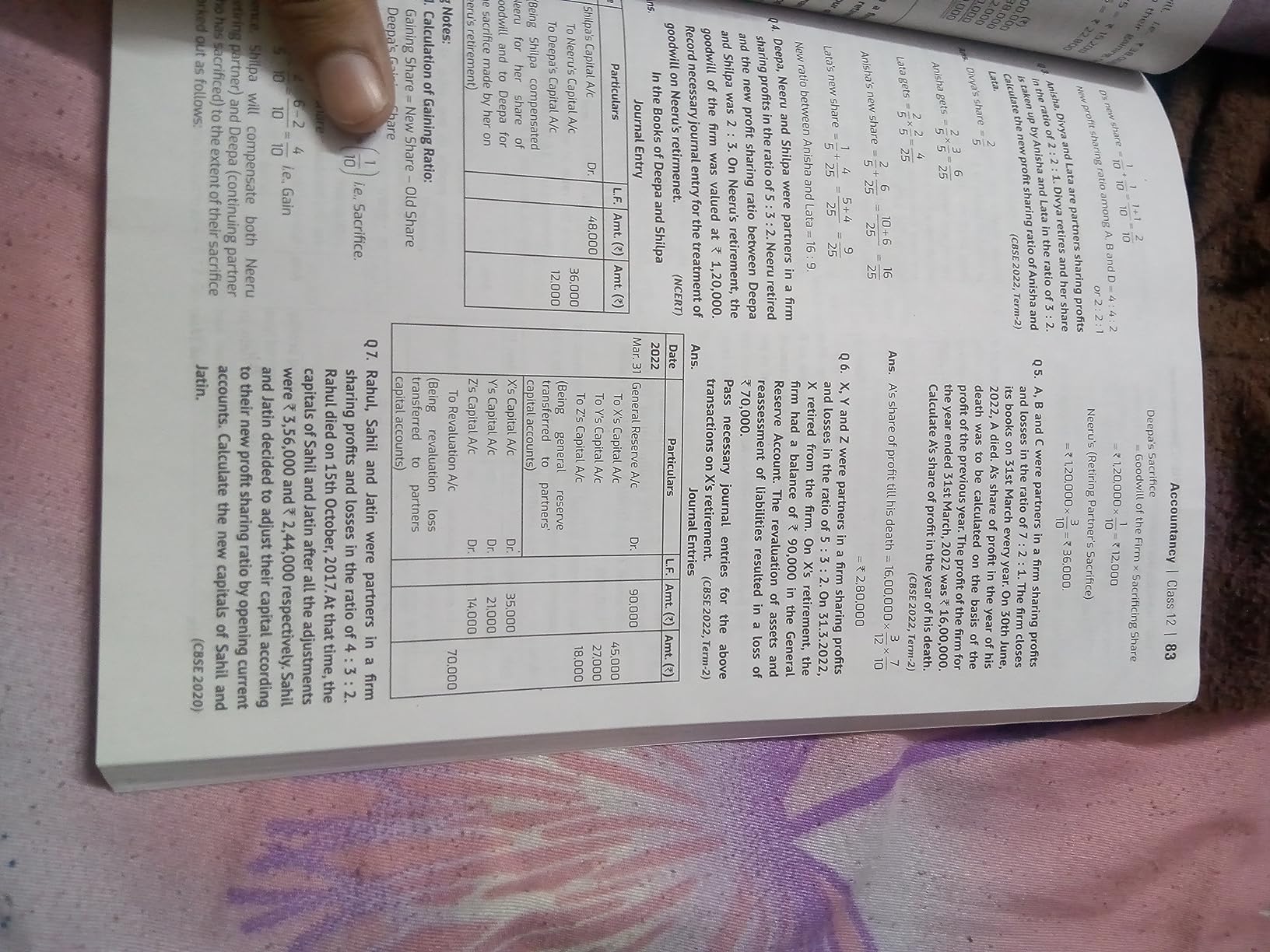 ACCOUNTANCY Class 12 CBSE question bank 2024 by Mastermind : Blueprint ...