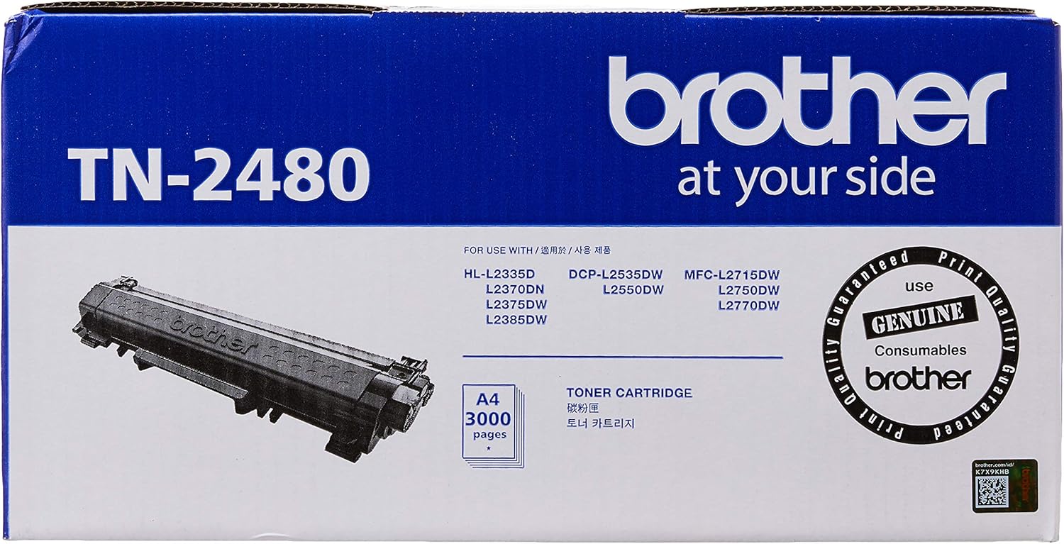 Brother TN-2480 Original Toner Cartridge Compatible with DCP/HL/MFC ...