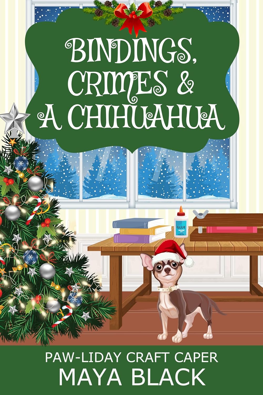 Amazon.com: Bindings, Crimes & a Chihuahua: A Christmas Binding Mystery ...