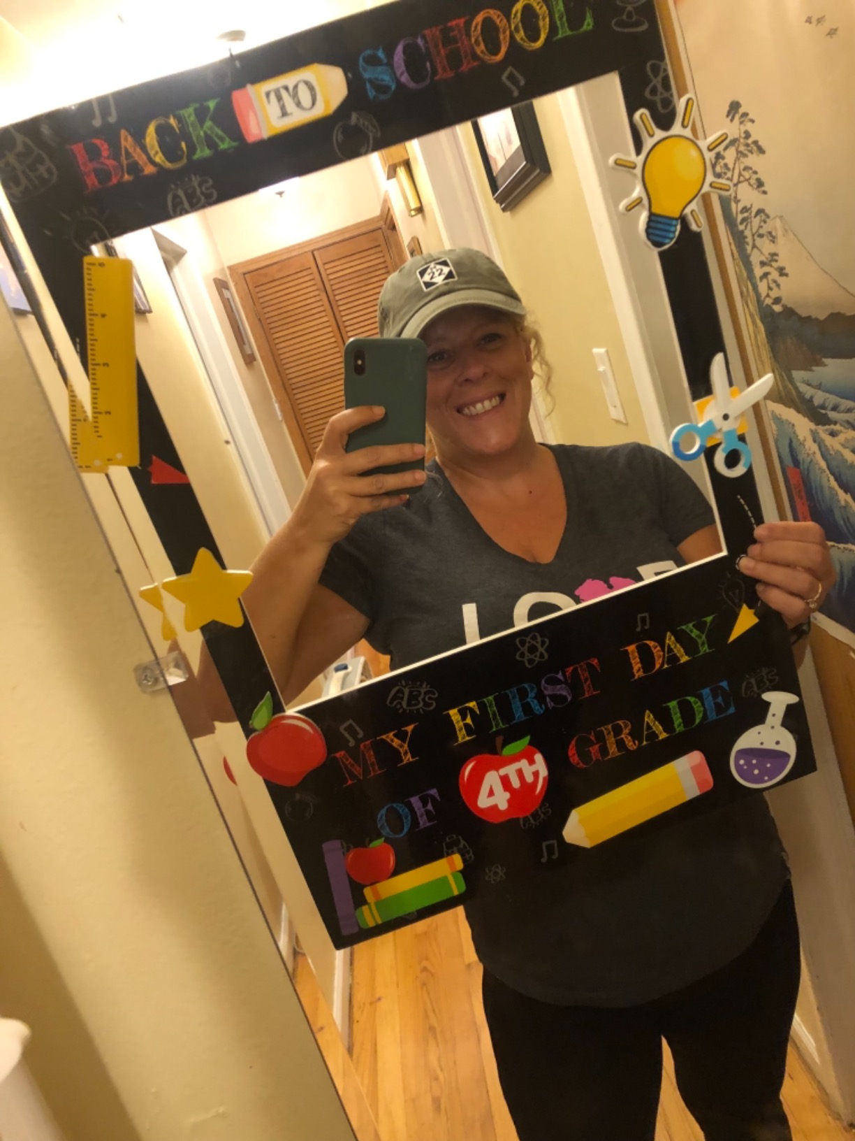 Amazon.com: Back to School Photo Booth Frame Welcome First Day of ...