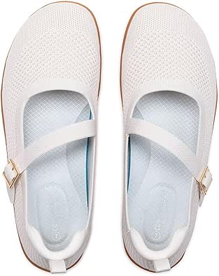 Amazon.com | Frank Mully Women's Wide Width Flats Mary Jane Flat ...