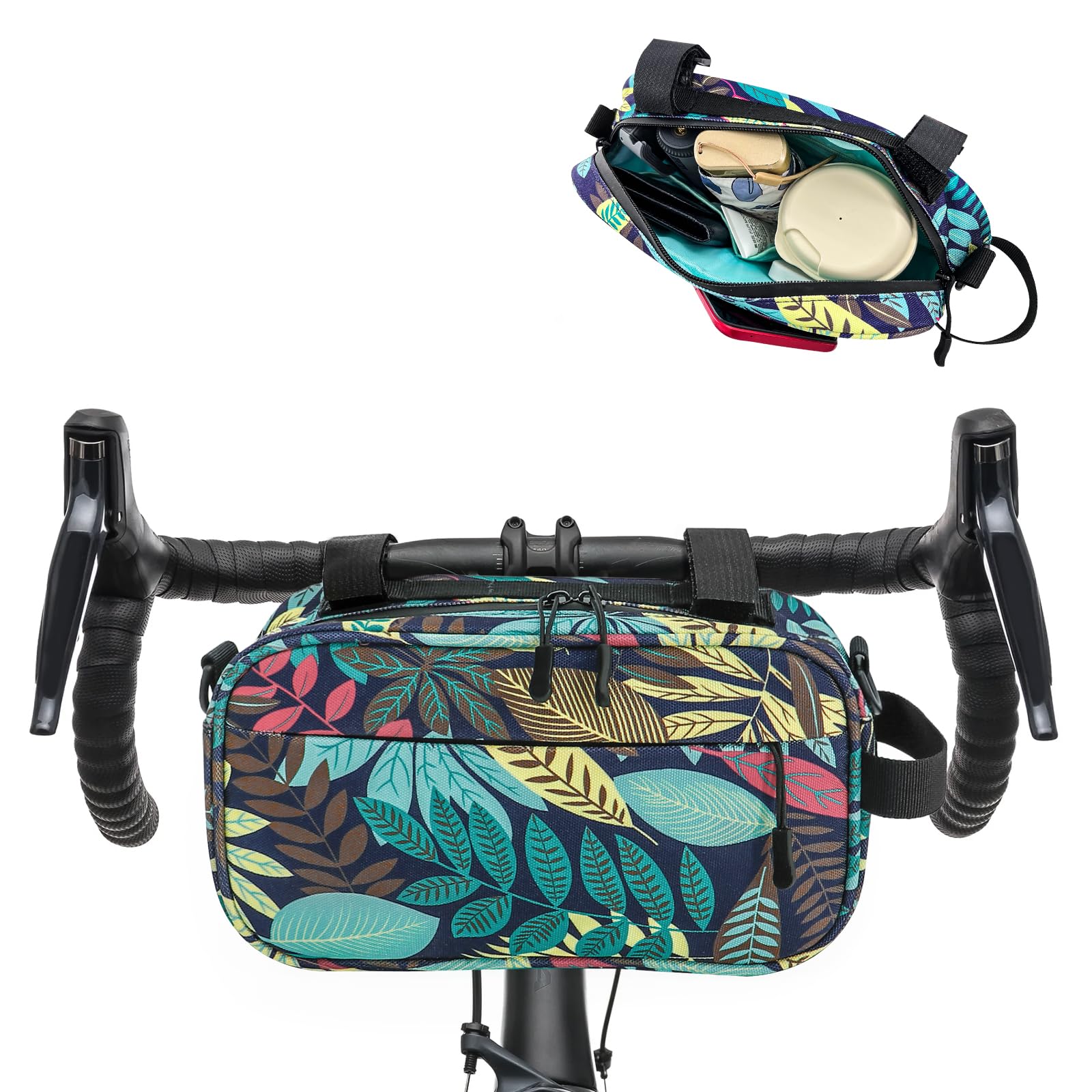 Amazon.com: BEEYEO Bike Bags for Bicycles, Waterproof Bike Handlebar ...