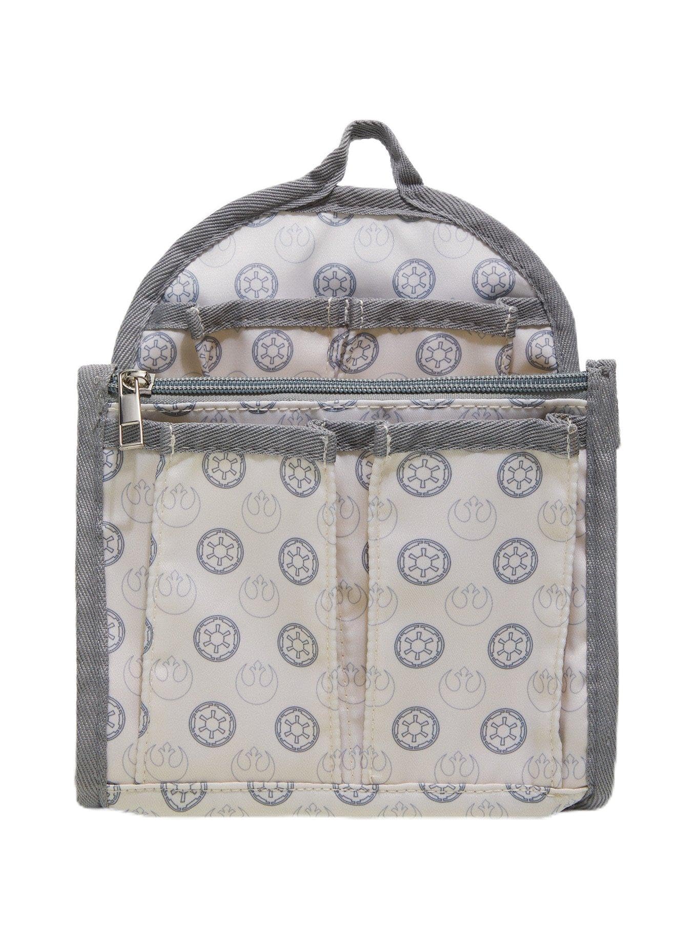 Amazon.com: BoxLunch Star Wars Imperial & Rebel Logos Mini Backpack ...