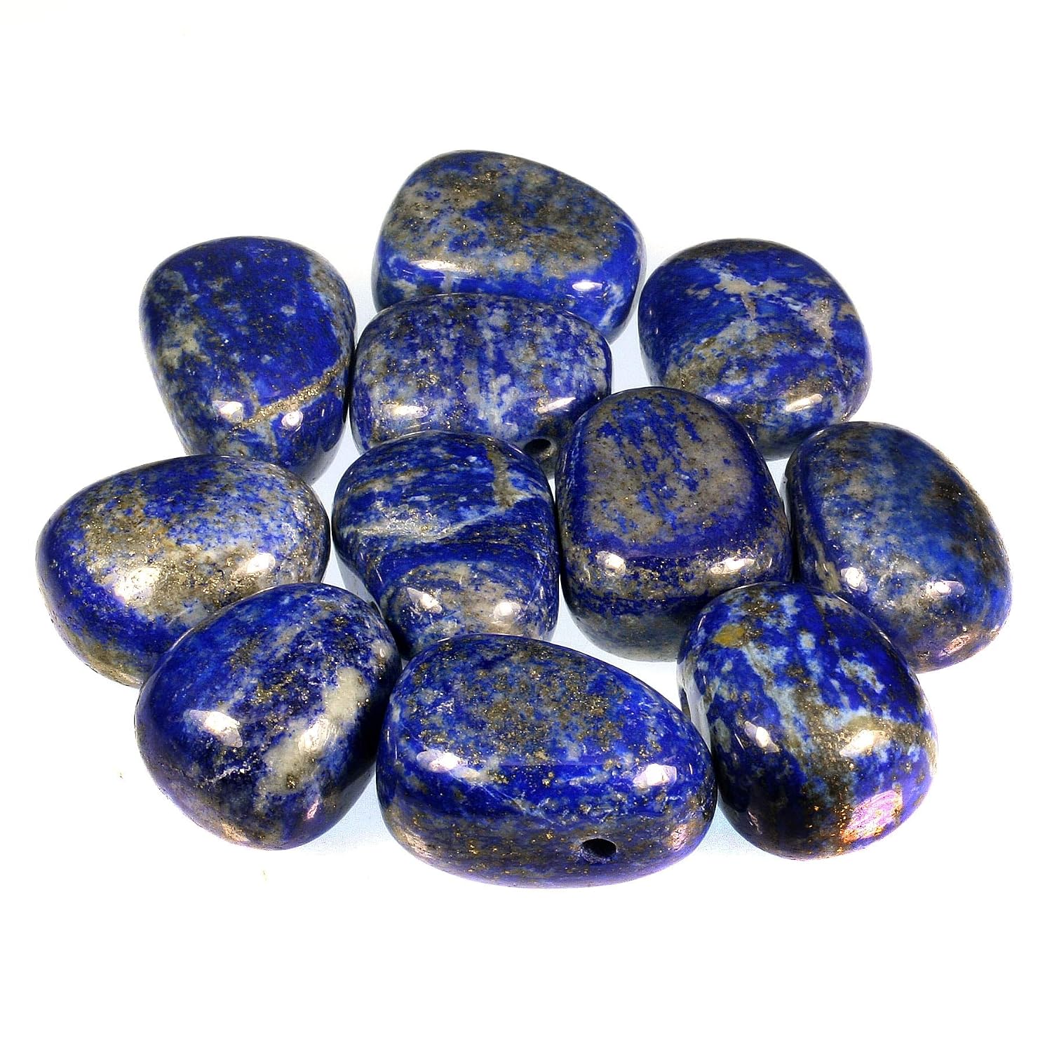 Lapislázuli drilled Tumble Stone – Guatemala