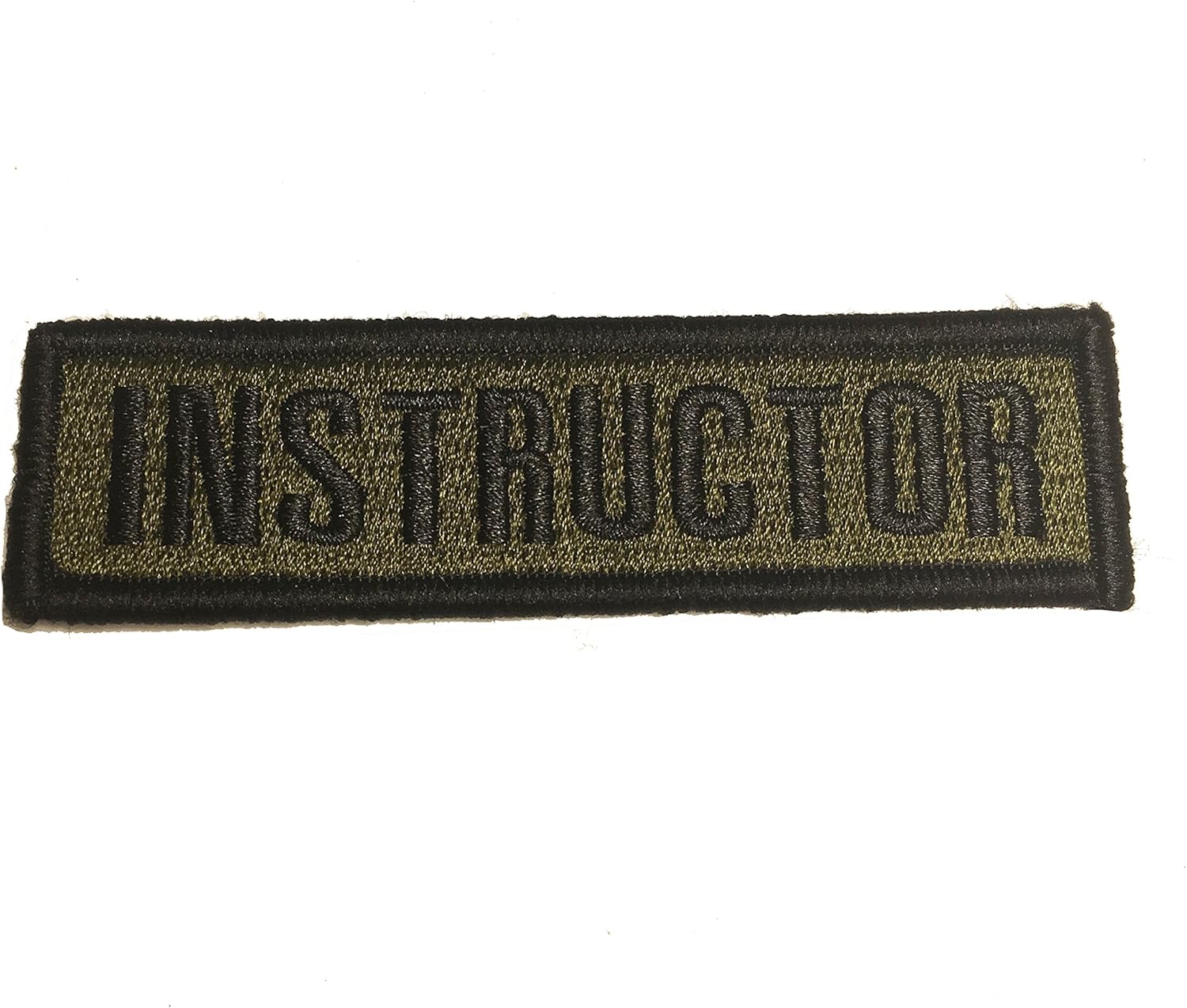 Amazon.com: Instructor Patch 3.75 x 1" Od Green Uniform Name Tape (Hook ...