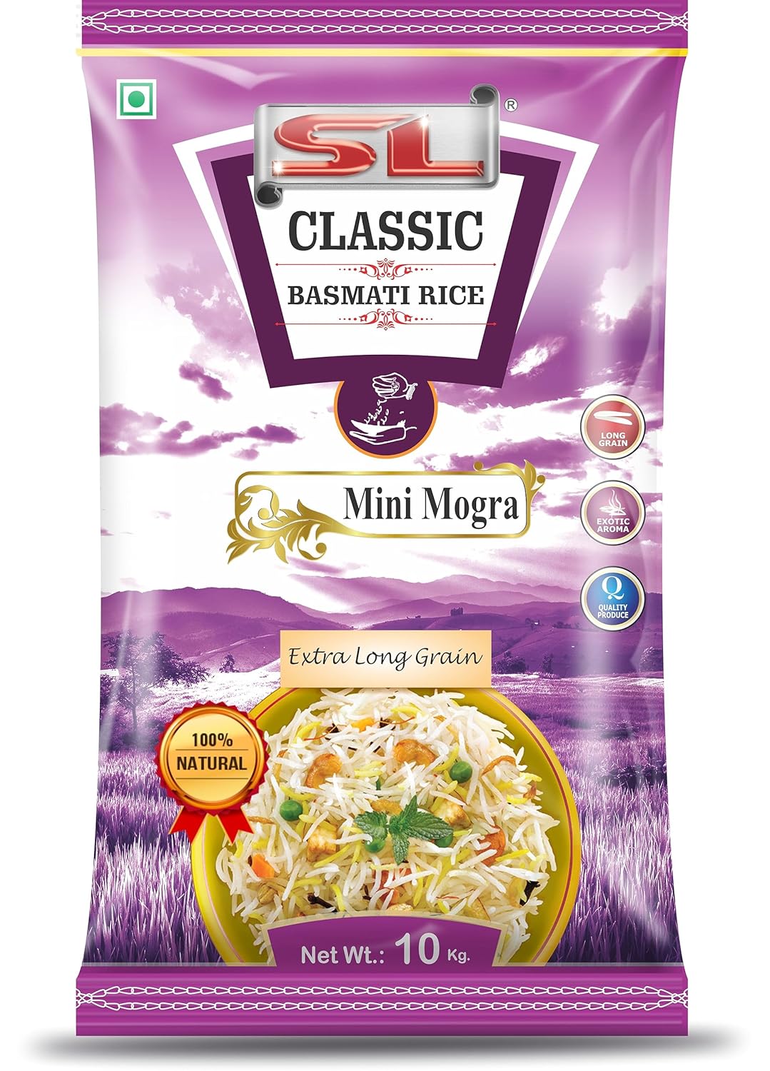 SL Classic Mini Mogra Basmati Rice | Everyday Rice, Rich and Aromatic ...
