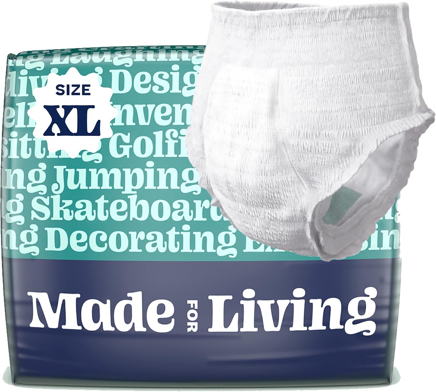 Amazon.com: Made for Living Plus Size Ultimate Absorbency Adult ...