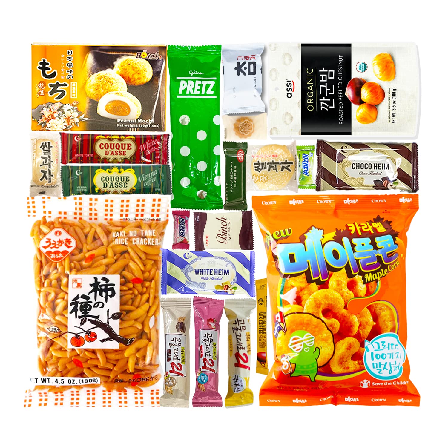 Buy Journey of Asia Seri's Choice KOREAN/JAPANESE snacks Box 20 Count ...