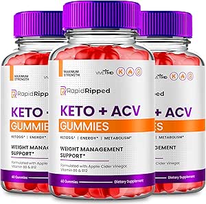 Amazon.com: Rapid Ripped Keto ACV gummies, Rapid Ripped ACV Keto ...