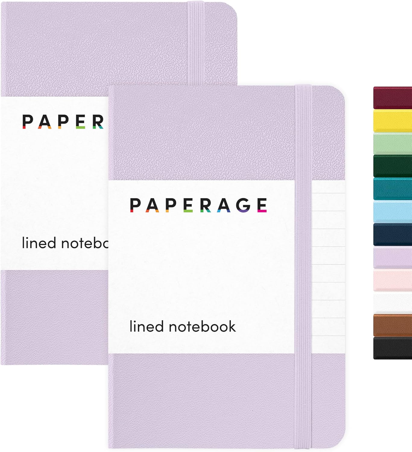 Amazon.com : PAPERAGE Lined Pocket Journal Notebook, 1 Pack, (Lavender ...