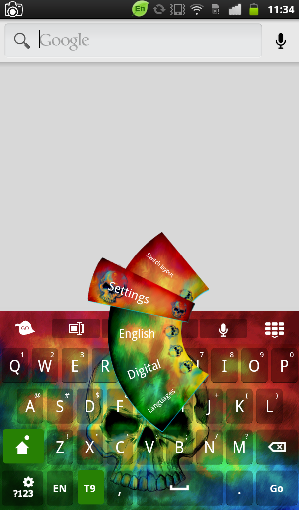 Crazy Colored Skull Keyboard - App on the Amazon Appstore