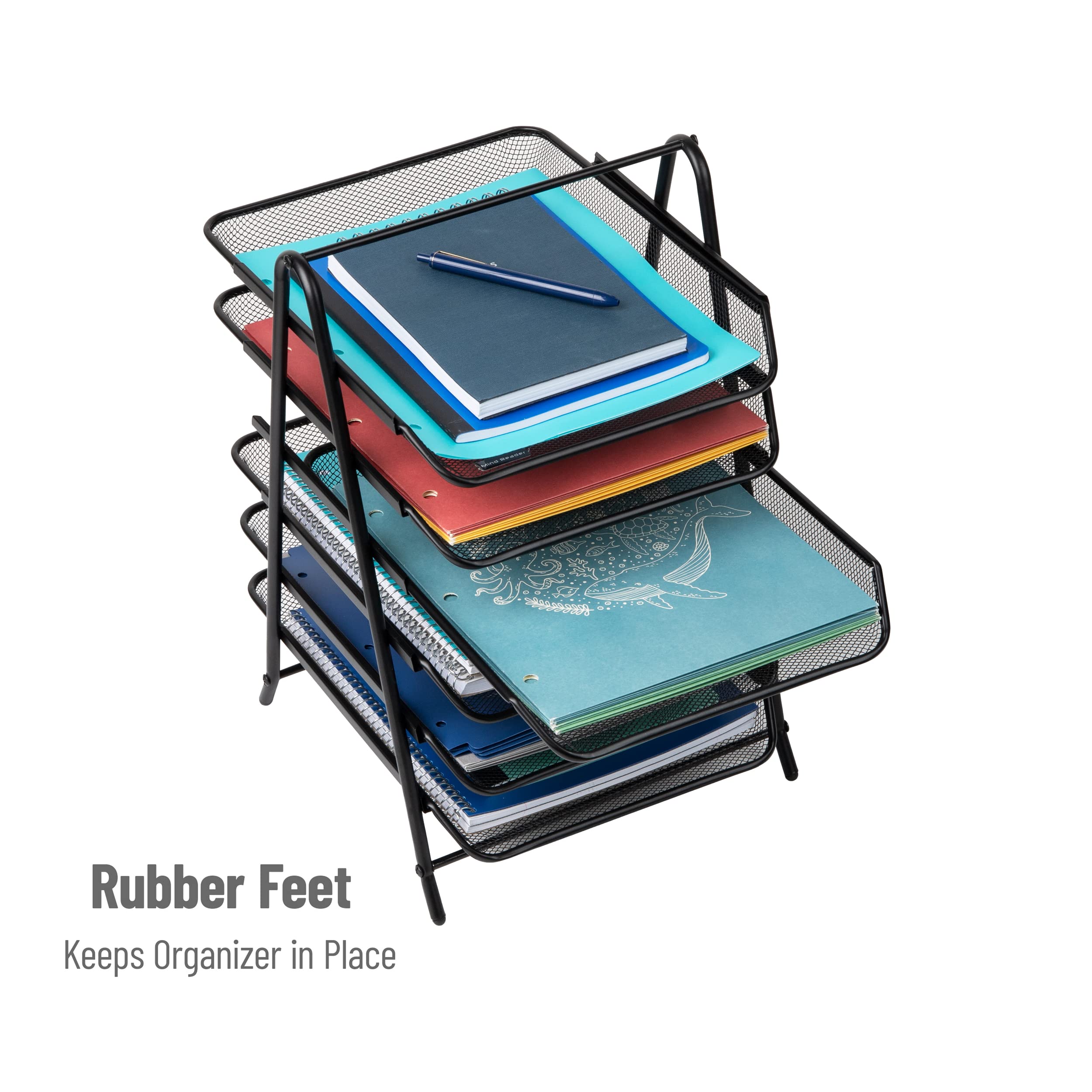 Snapklik.com : 6-Tier Paper Tray, Desktop Organizer, File Storage ...