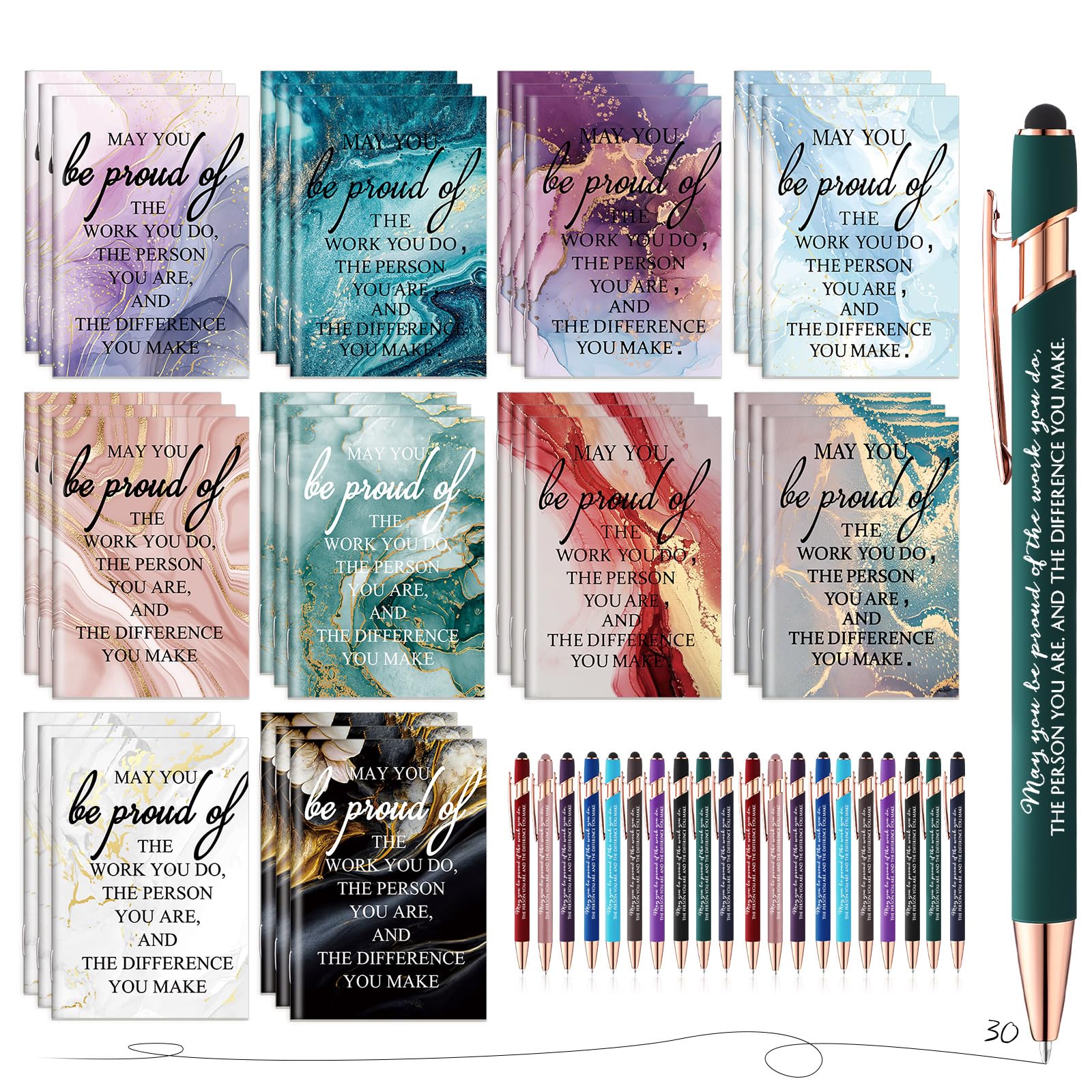 Purchase Returned Items PerKoop 60 Pcs Motivational Pens Inspirational ...