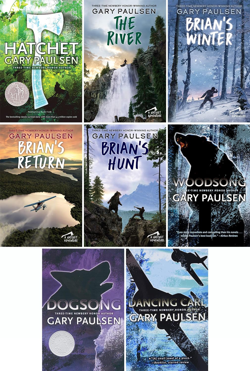 Amazon.com: 8 Books Collection Set by Gary Paulsen, Brian's Hunt ...