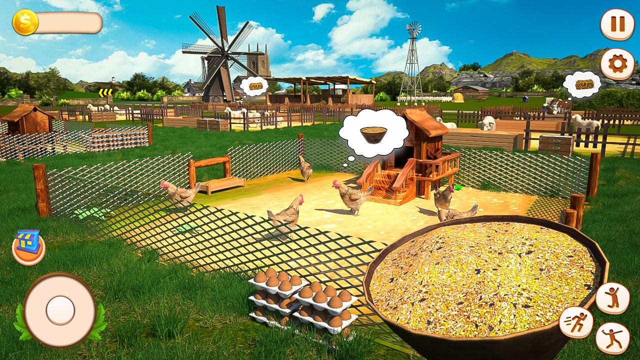My Village Farm Day and Crops Farming Simulator 3D - Application sur ...