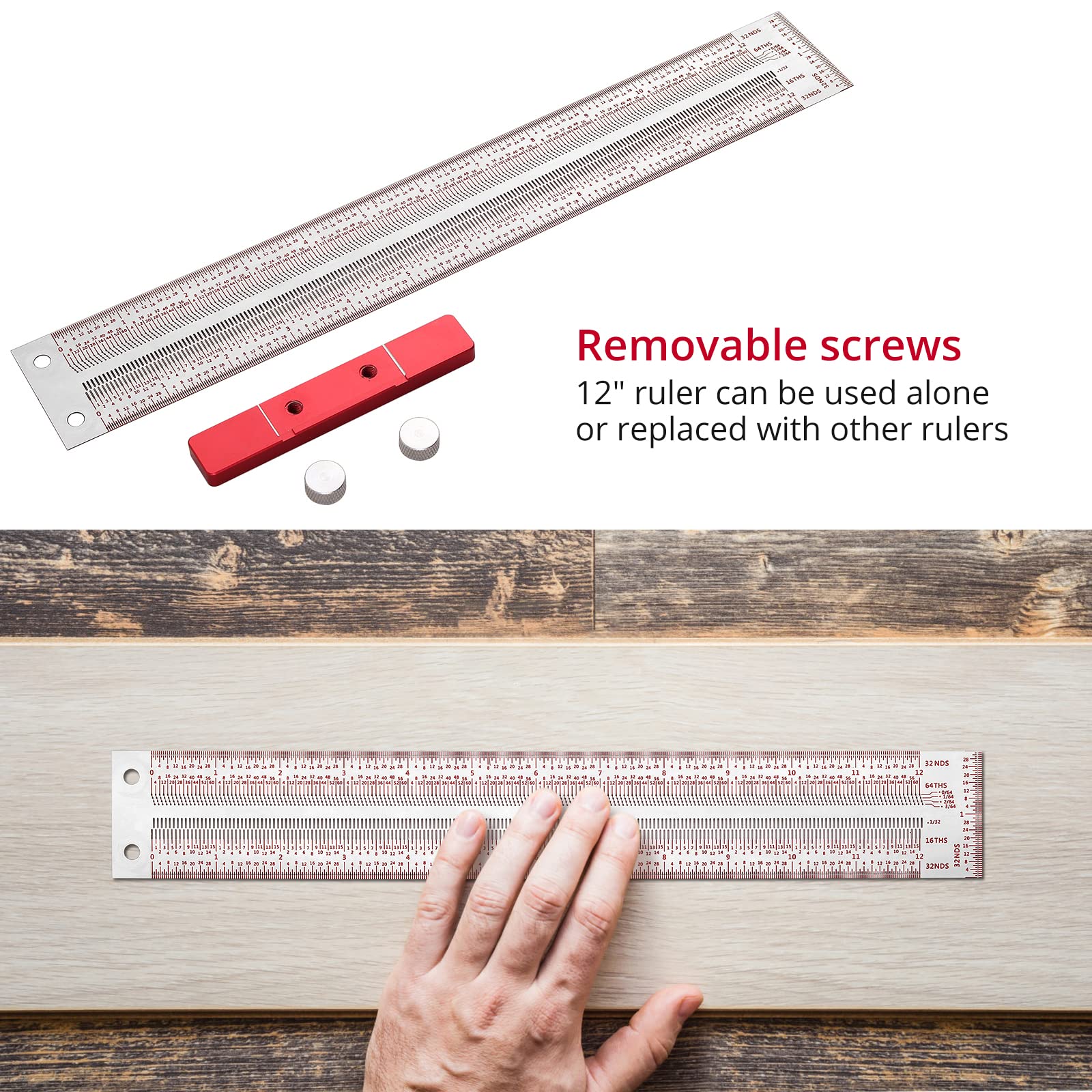 Snapklik.com : XUNTOP 12 T-Ruler Ultra Precision Marking Ruler ...