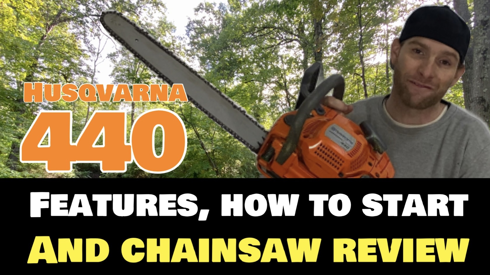 Watch Husqvarna 440 Chainsaw Features, How to Start, & Review! on ...