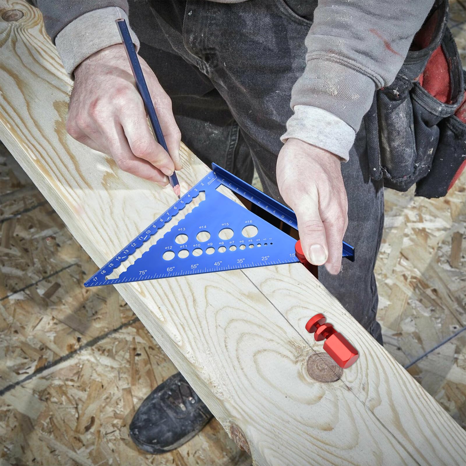 Snapklik.com : Miucoguier Tall Stair Gauges For Framing Square