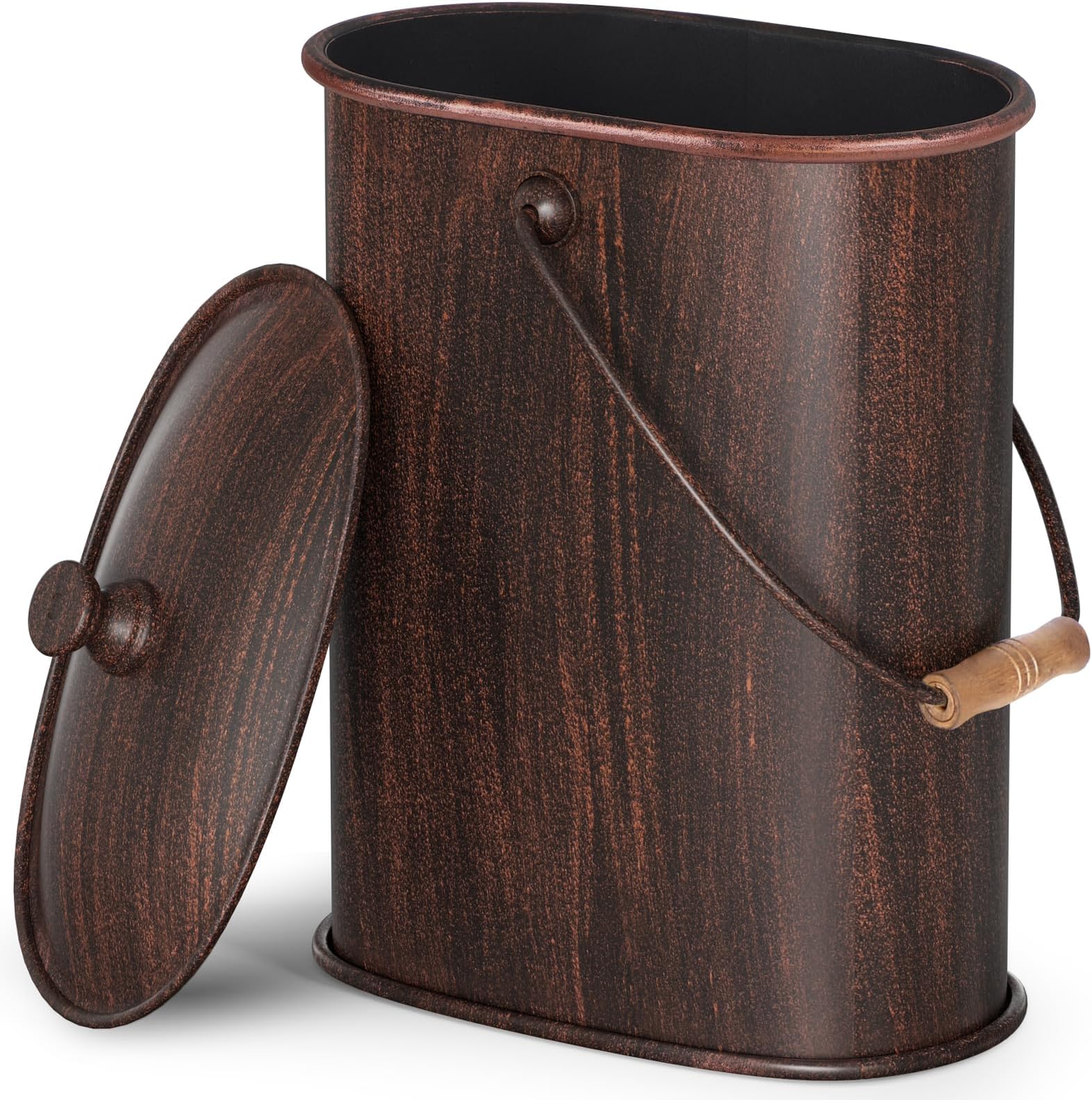 Amazon.com: Rocky Mountain Goods Ash Bucket with Lid - 5 Gallon Steel ...