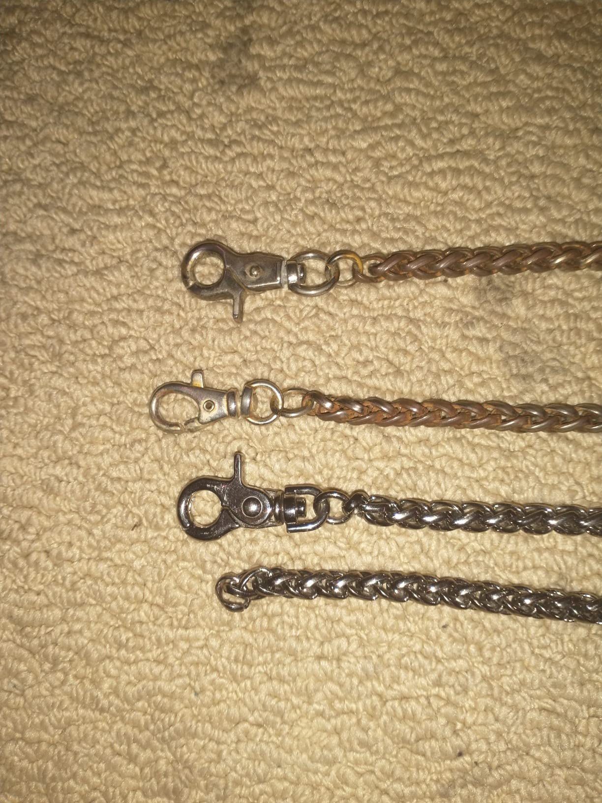 Amazon.com: Double K Basic & Simple Strong Key Jean Wallet Chain (30 ...