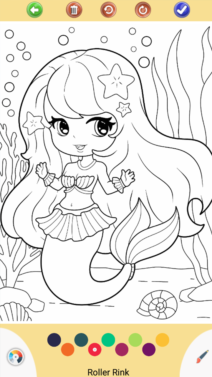 Fun mermaid coloring game:Amazon.com:Appstore for Android
