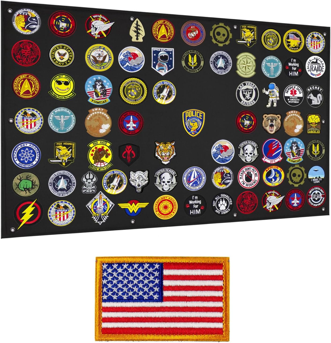 Amazon.com: Tactical Patch Display Holder Panel Board for Military Army ...