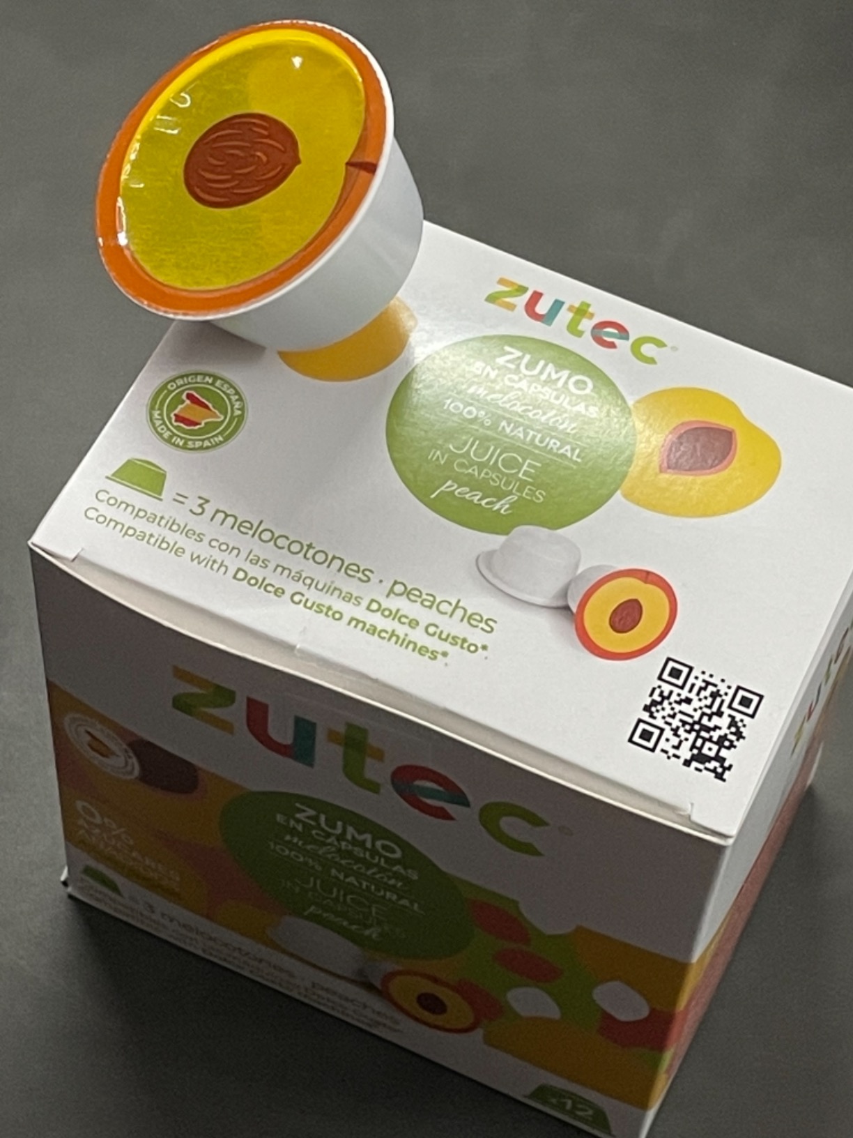 Zutec - Orange Juice Pods - DG Compatible Pods - 3 Cases with 12 ...