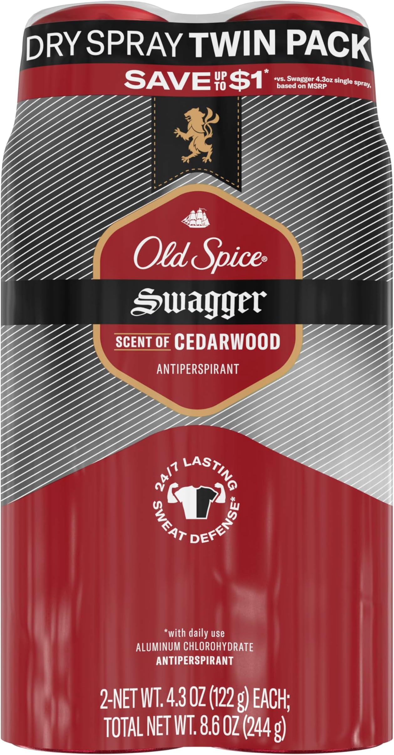 Amazon.com : Old Spice Men's High Endurance Anti-Perspirant and Deodorant Invisible Dry Spray ...