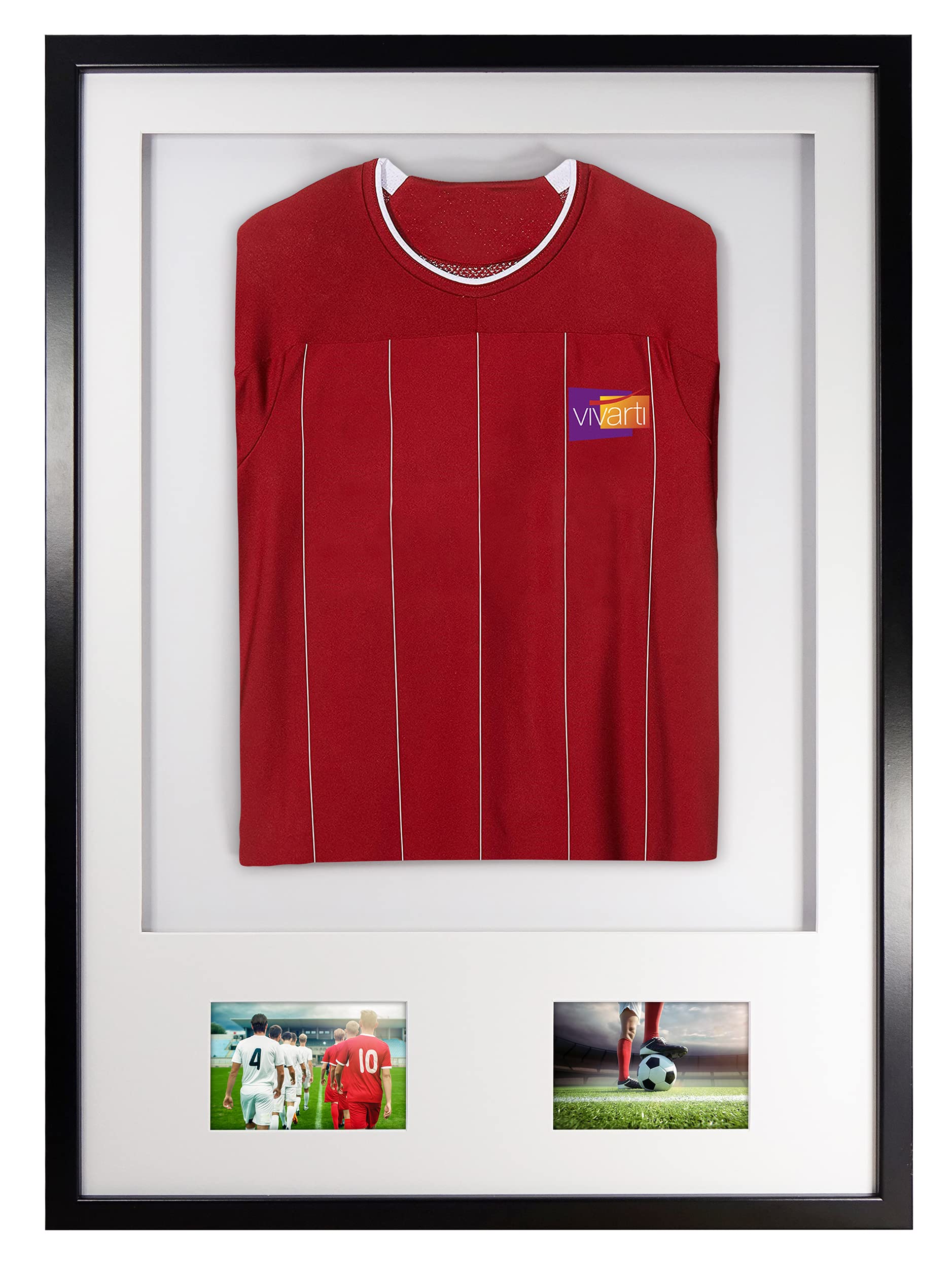 Vivarti DIY Junior 3D Mounted + Double Aperture Sports Shirt Display ...