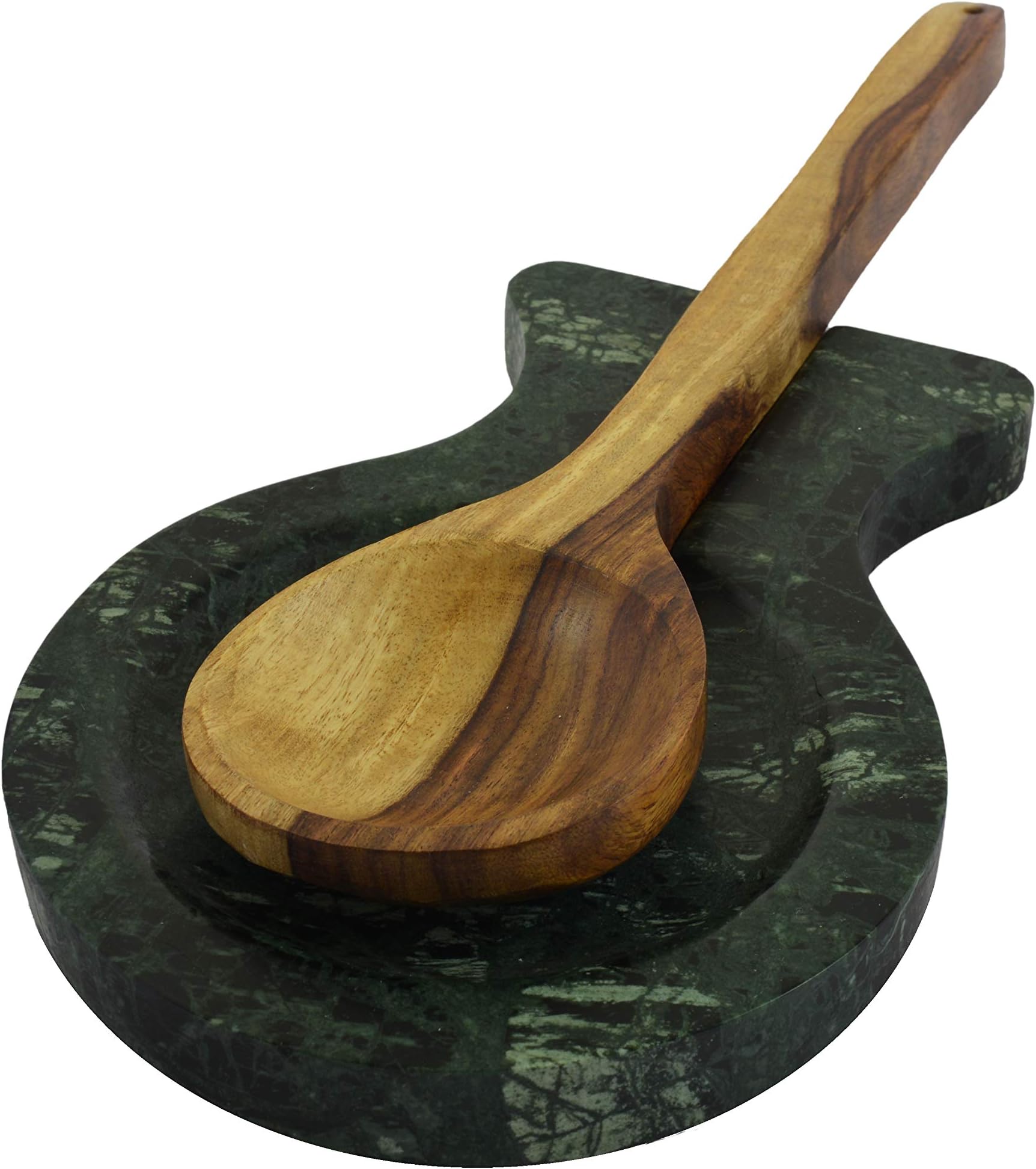 Amazon.com: Creative Co-Op White Marble Rest Spoon : Home & Kitchen